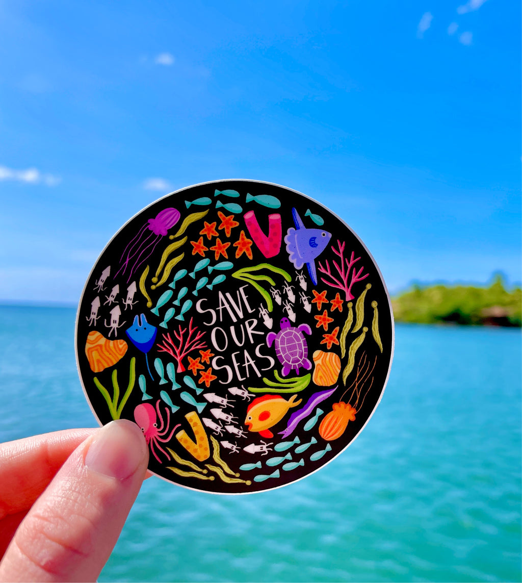 Save Our Seas Sticker – ArtSea Acrylics